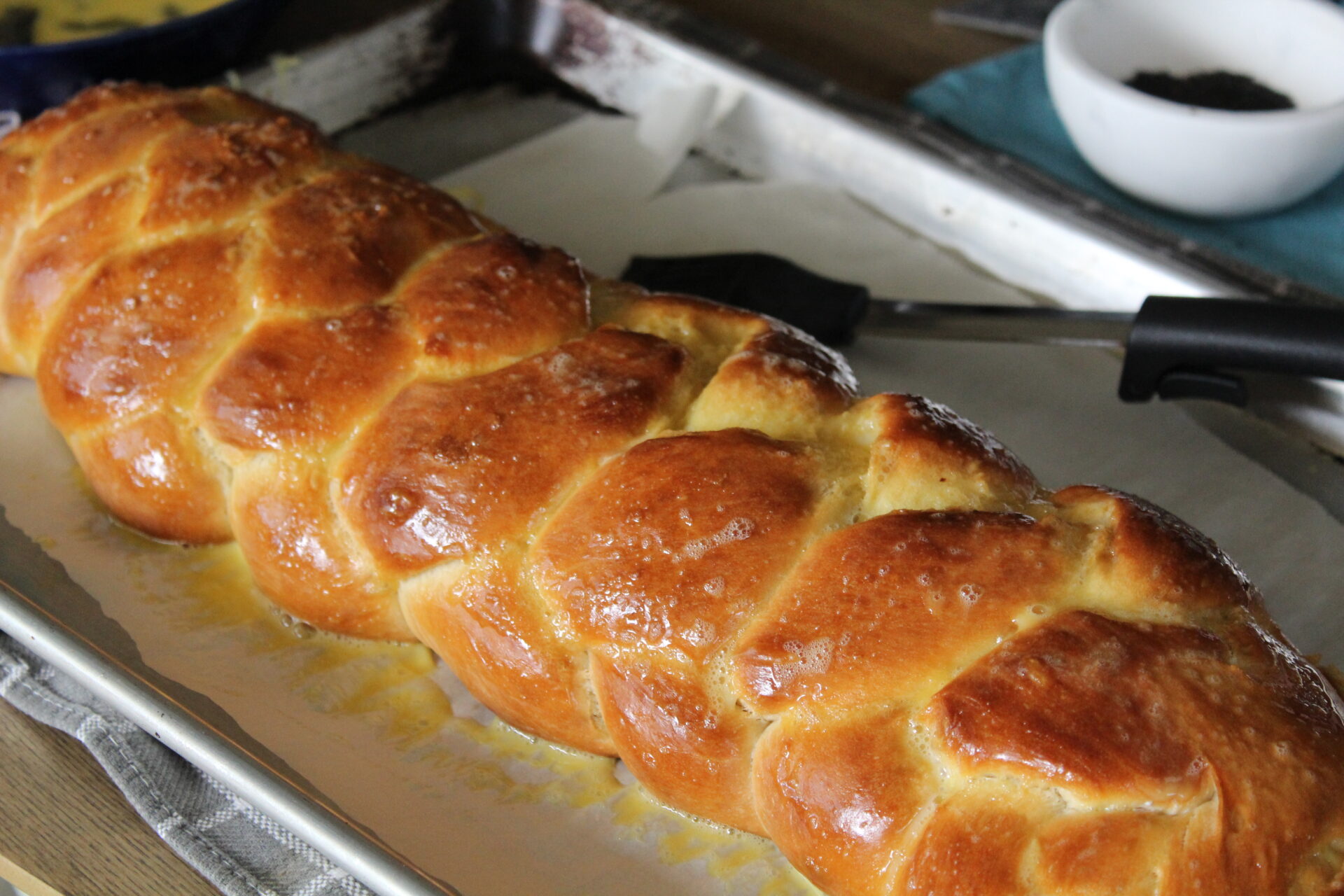 Easy 6 Strand Challah | The Frayed Apron