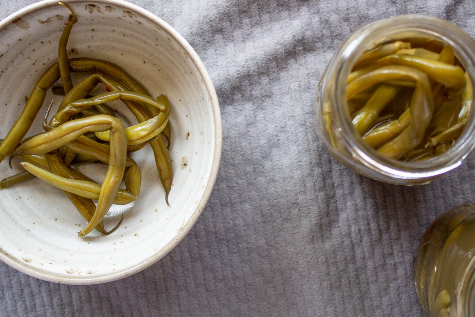 Easy Fermented Dilly Beans | The Frayed Apron