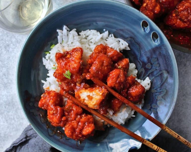 Chinese Jade Red Chicken | The Frayed Apron