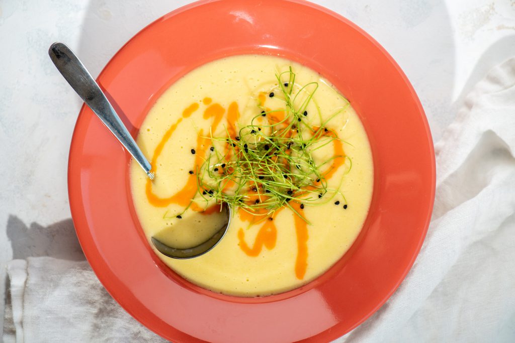 Roasted Red Pepper Coulis | The Frayed Apron