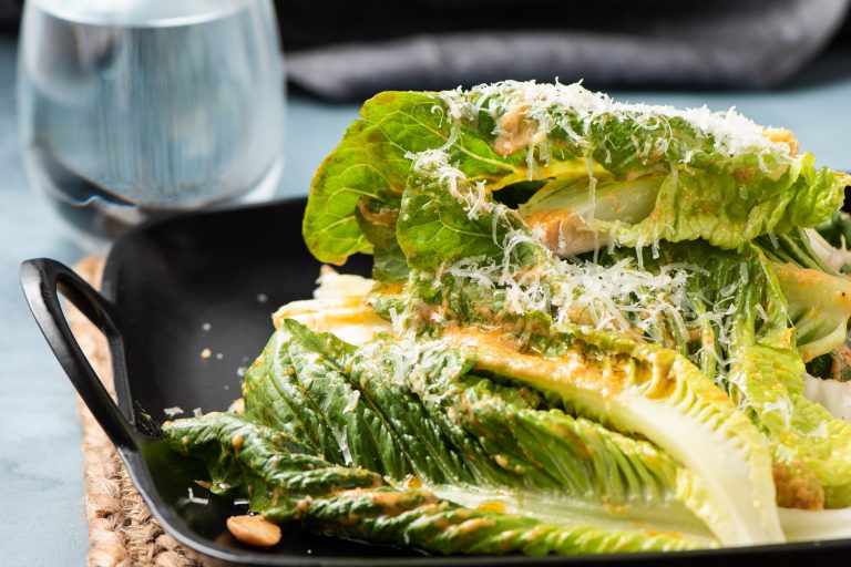 Rolled Smoky Caesar Salad | The Frayed Apron