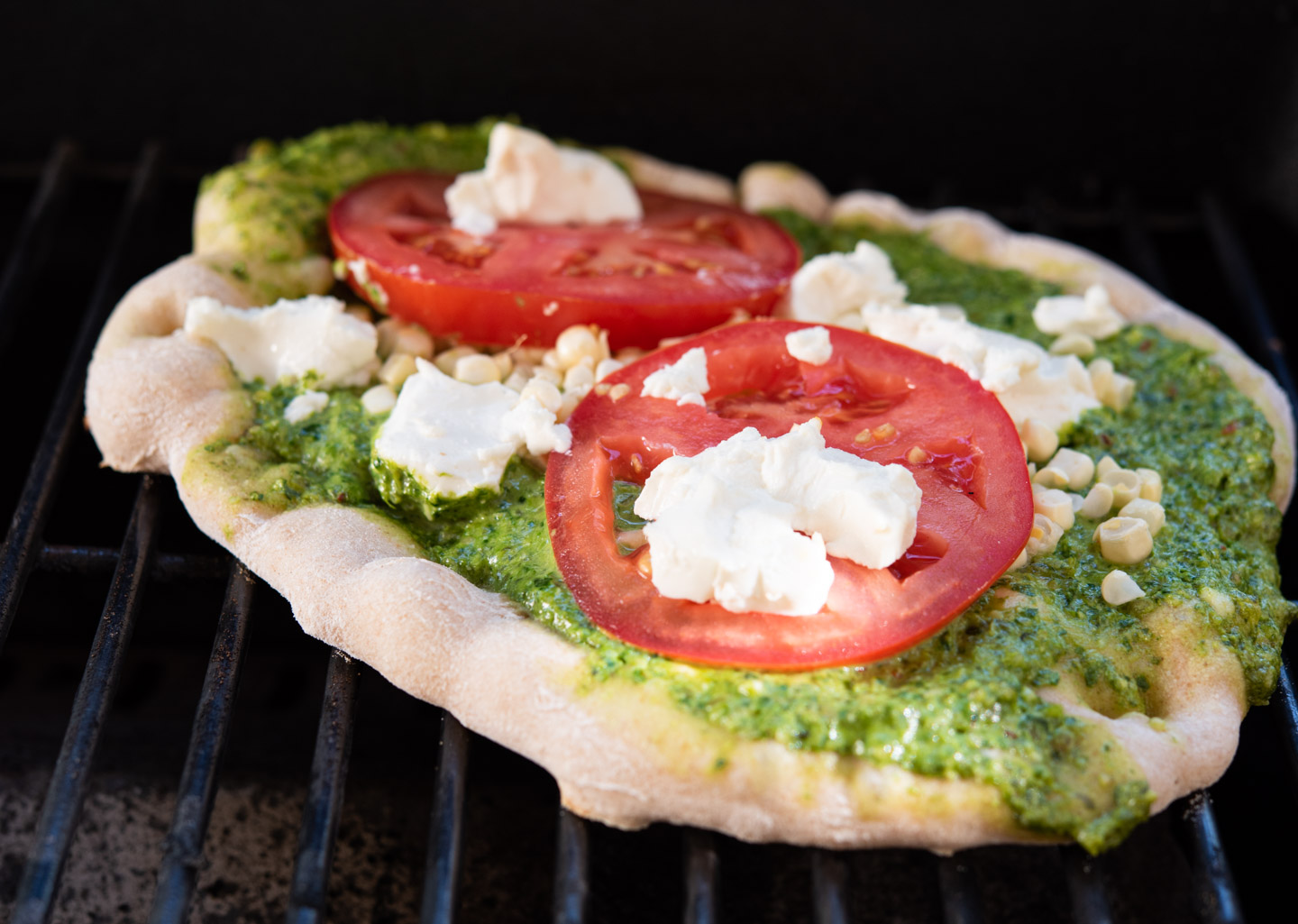 Grilled Summer Flatbread | The Frayed Apron
