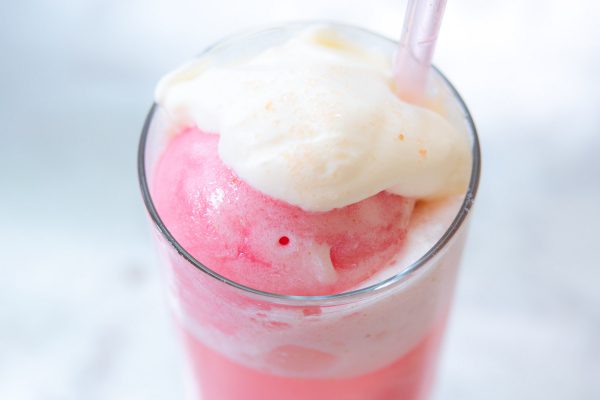 Rhubarb Lime Italian Soda | The Frayed Apron