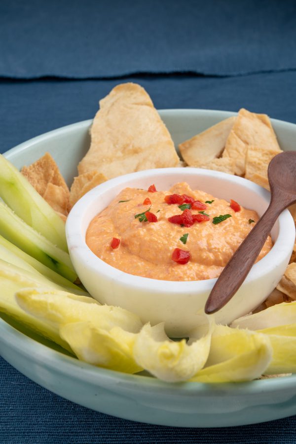 5-Minute Spicy Greek Feta Dip (Tyrokafteri) | The Frayed Apron
