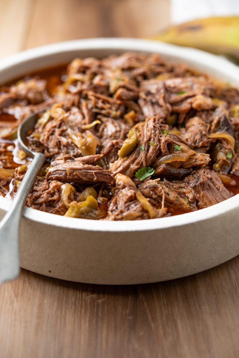 Cuban Ropa Vieja (Slow Cooker Shredded Beef) | The Frayed Apron
