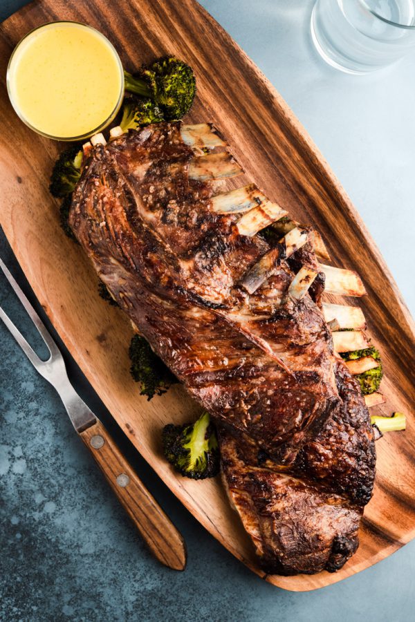 Irresistible Lemon Roasted Lamb Ribs | The Frayed Apron