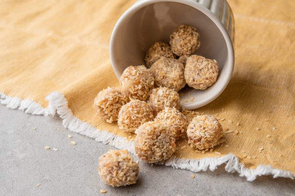 Disappearing Apricot Coconut Bites | The Frayed Apron