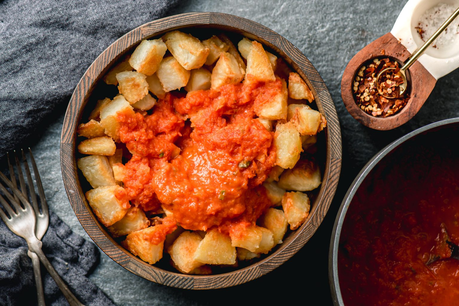 Crispy and Tender Oven Roasted Potatoes | The Frayed Apron