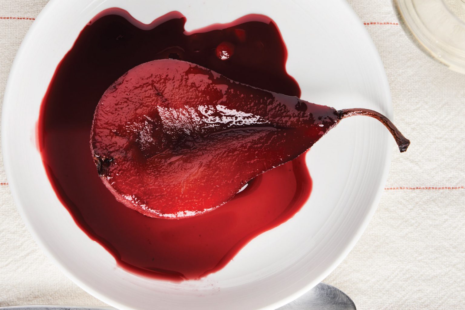 Red Wine-Poached Pears | The Frayed Apron