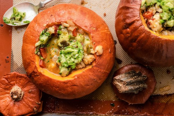 Southwest Roasted Pumpkin Stew | The Frayed Apron