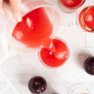 Fan Club Salted Plum Lemonade | The Frayed Apron