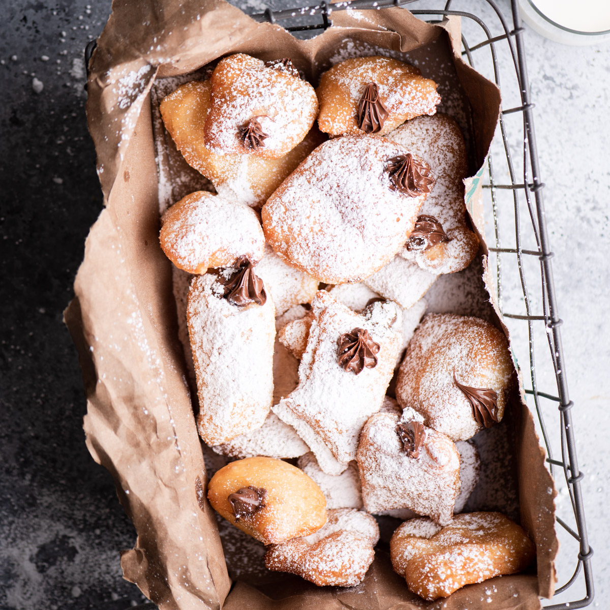 Nutella Stuffed Beignets | The Frayed Apron