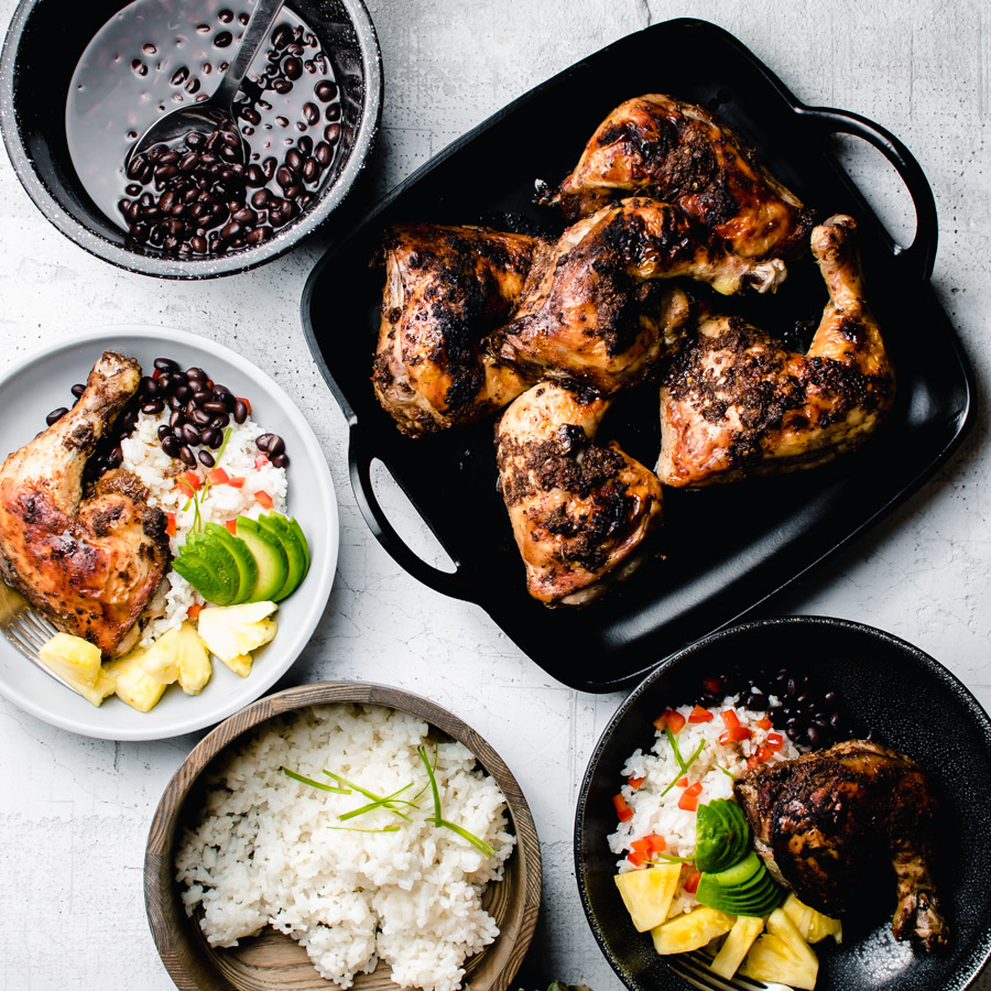 Fiery Hot and Juicy Jerk Chicken | The Frayed Apron