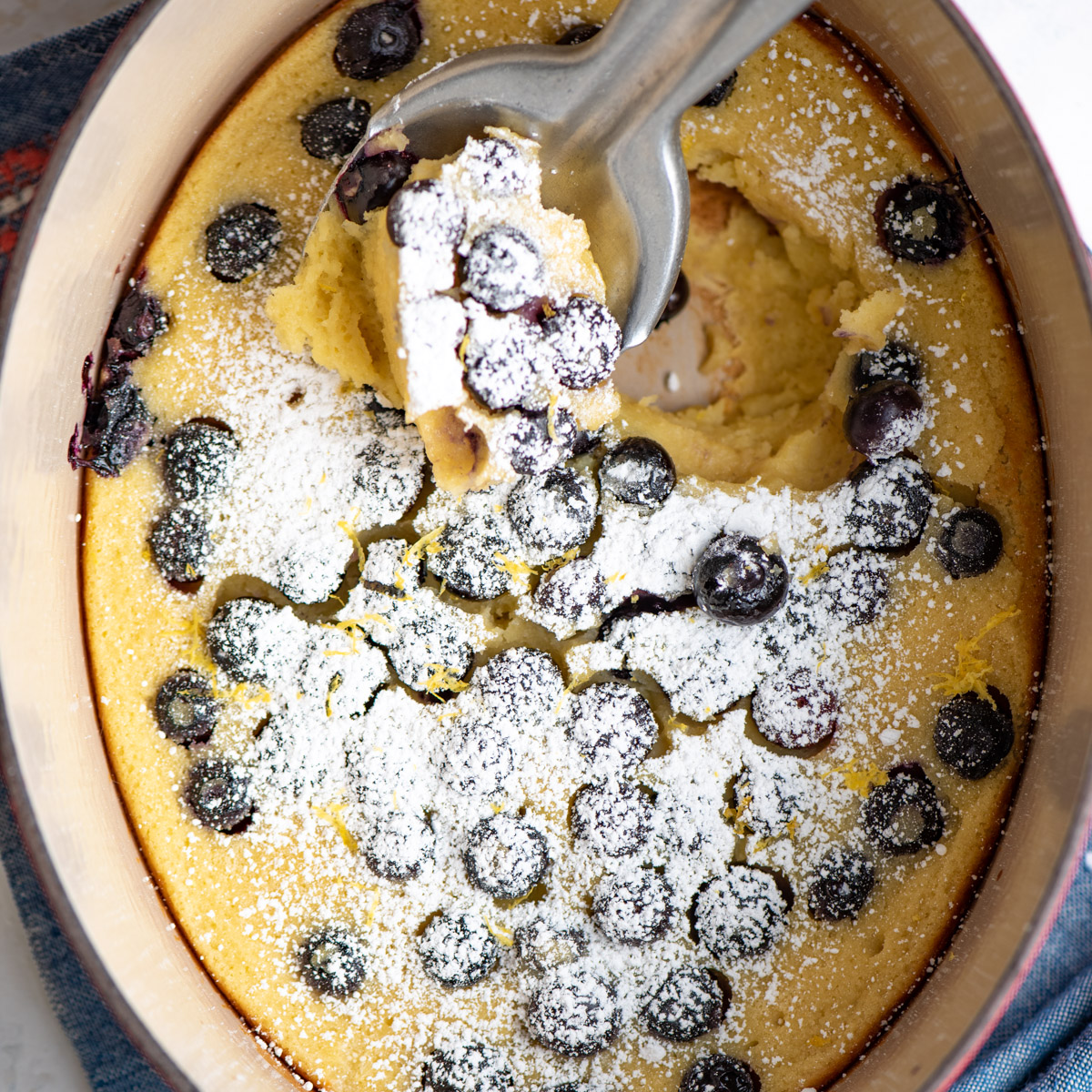The Easiest Buttermilk Blueberry Clafoutis | The Frayed Apron