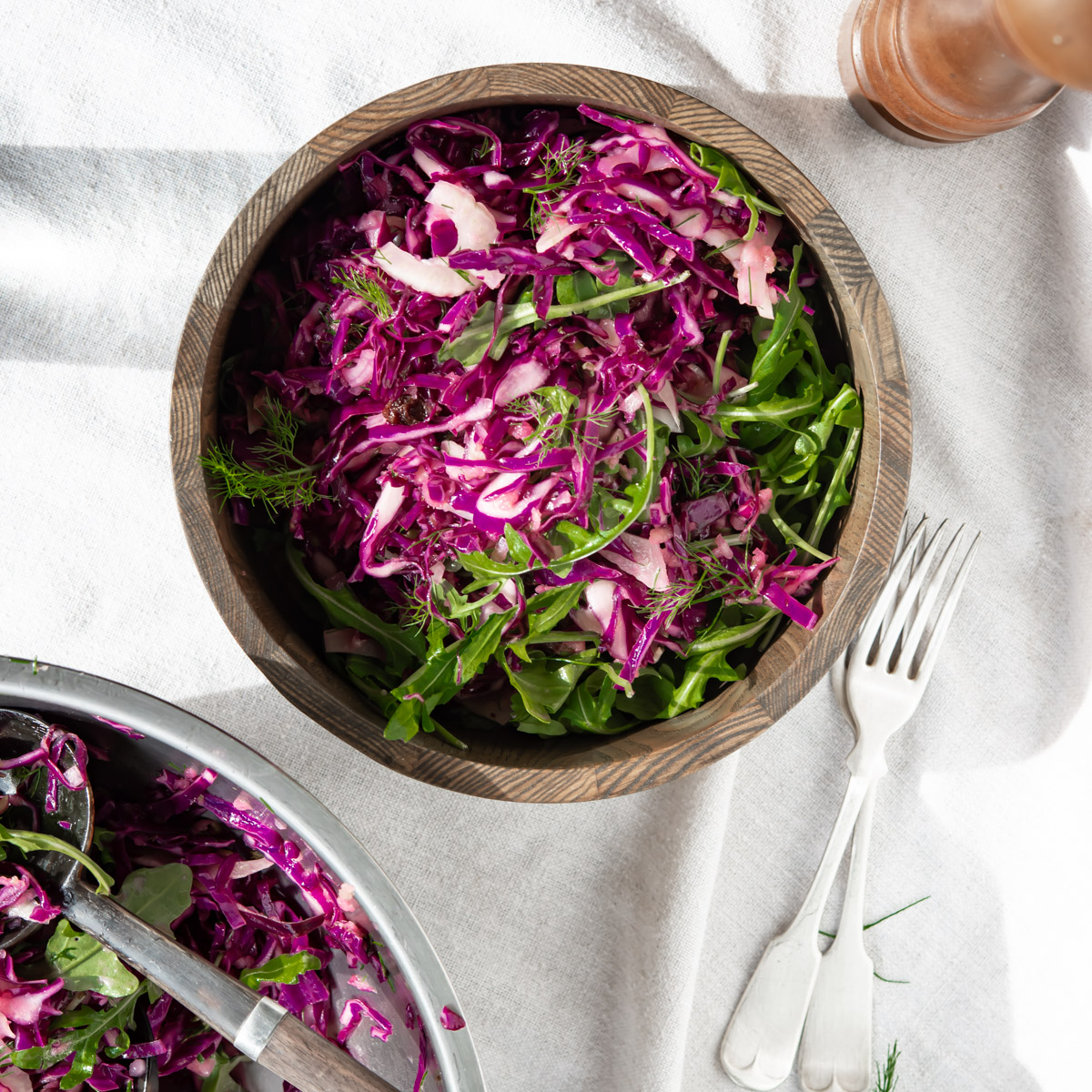 Crunchy Cabbage Fennel Salad | The Frayed Apron