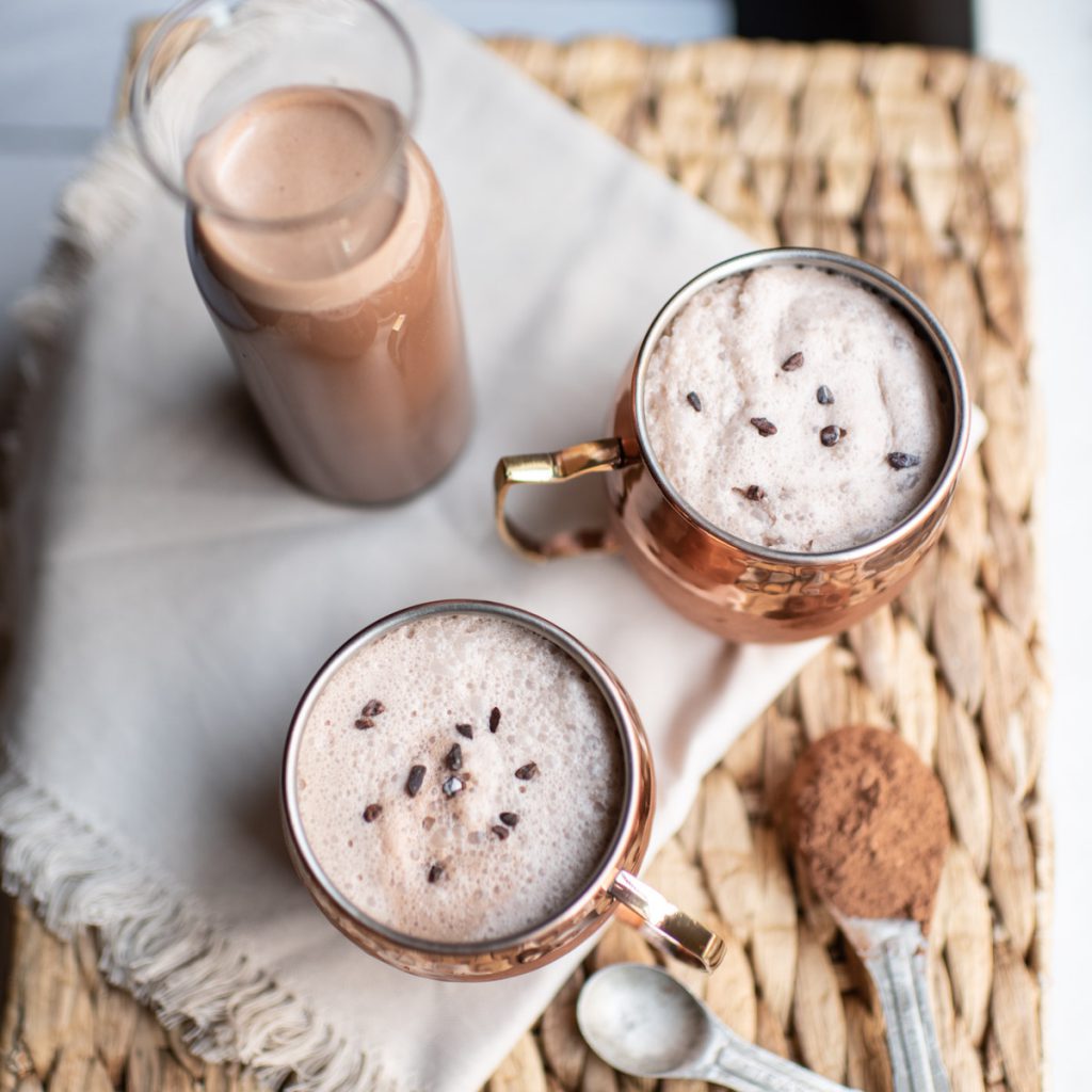 Cold and Creamy Chocolate Coconut Ice Milk | The Frayed Apron