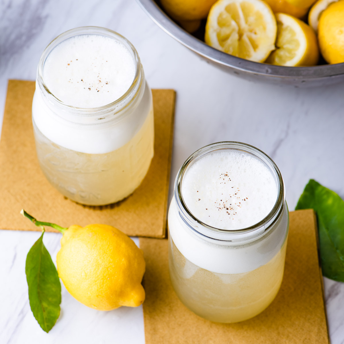 Homemade Salted Lemon Sodas | The Frayed Apron