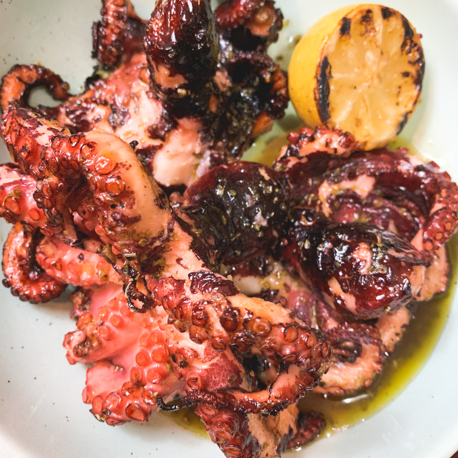 Easy Grilled Octopus (Paleo, Gluten Free) | The Frayed Apron
