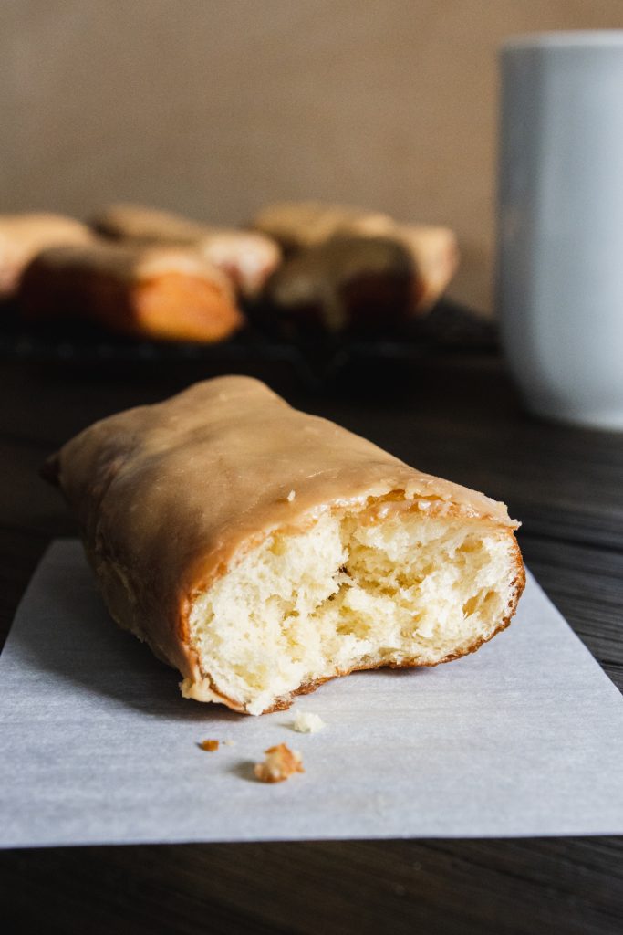 Long John Donuts with Maple Glaze | The Frayed Apron