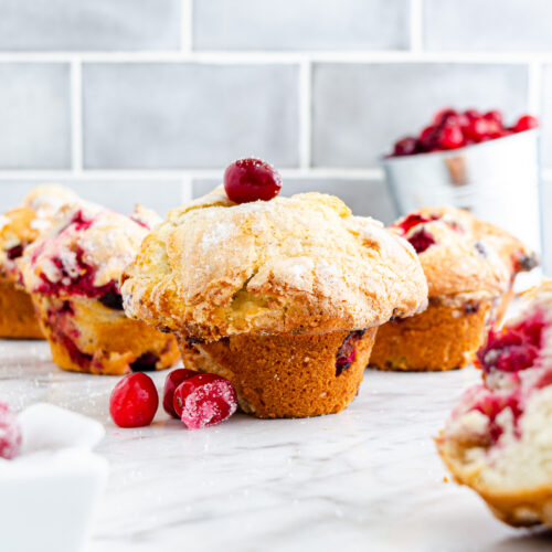 Fresh Cranberry Muffins | The Frayed Apron