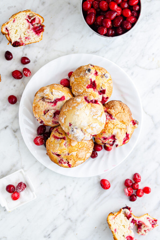 Fresh Cranberry Muffins | The Frayed Apron