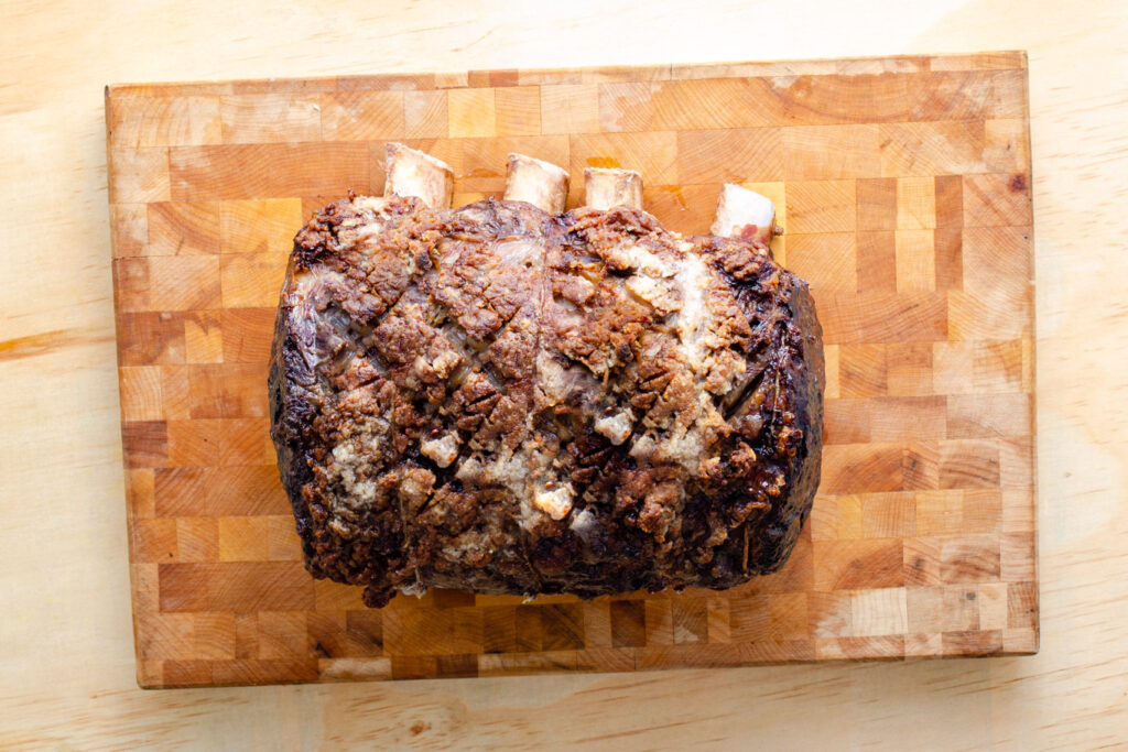 Reverse Sear Prime Rib Roast (Standing Rib Roast) | The Frayed Apron
