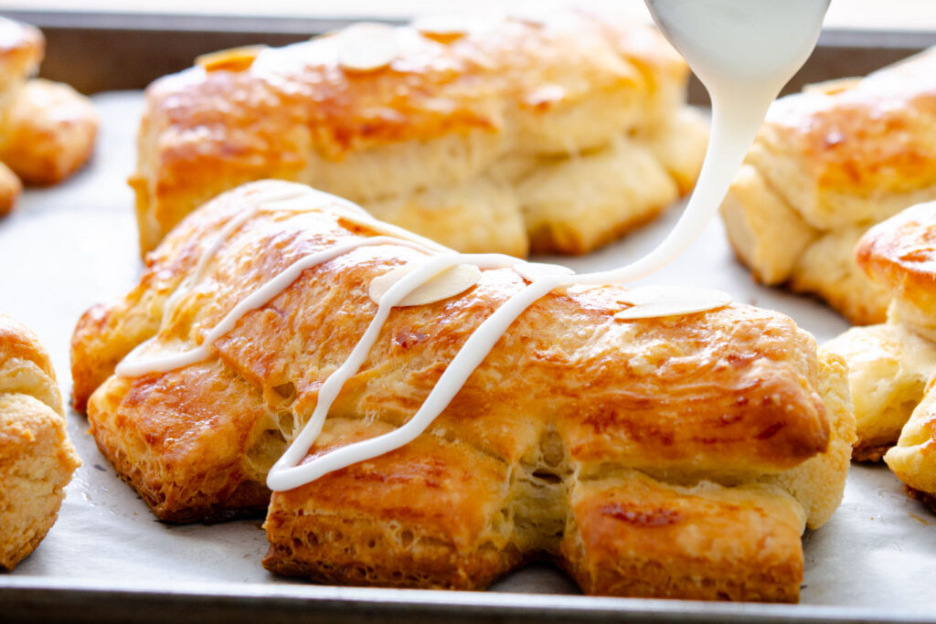 Traditional Almond Bear Claws | The Frayed Apron