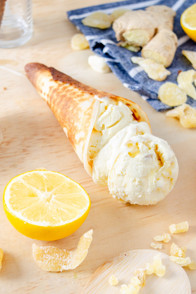 Fresh Ginger Ice Cream | The Frayed Apron