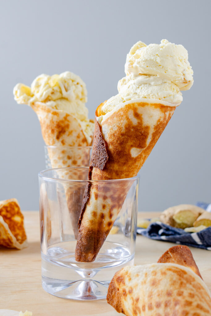 Fresh Ginger Ice Cream | The Frayed Apron