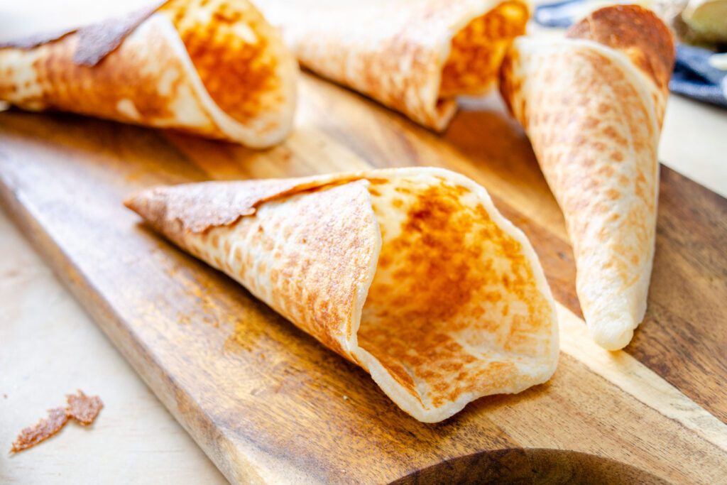 Homemade Gluten-Free Waffle Cones | The Frayed Apron